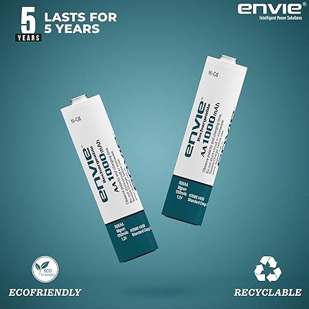 ENVIE AA 1000 mAh Rech. Battery (Hsn – 85073000) – Point Blank Range