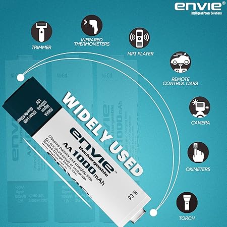 ENVIE AA 1000 mAh Rech. Battery (Hsn – 85073000) – Point Blank Range