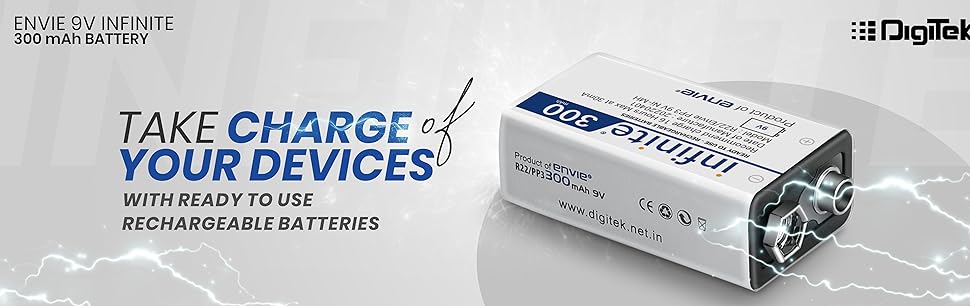 ENVIE 300 mAh Rech. Battery (Hsn – 85075000) – Point Blank Range